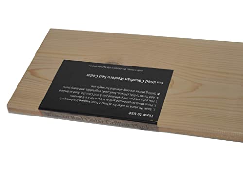 Cedar BBQ Premium Cedar Grilling Planks - 2 Piece Set - 5.5" x 15" - Western Red Cedar - Perfect Smoky Cedar Flavor