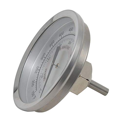 UpStart Components BBQ Grill Thermometer Heat Indicator Replacement Parts for KitchenAid 00745 - Compatible Barbeque Temperature Gauge Thermostat