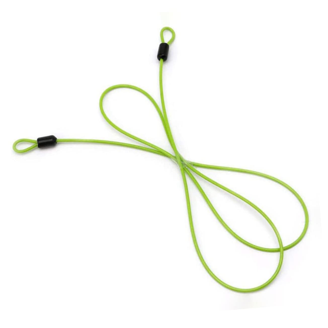 OSALADI 3pcs Wire Rope Metal Lock Steel Wire Lock Cable Green Lock Rope Road Bike Looped Bike Cable Lock Cable with Aksesuar? Kilidi Heavy Duty Bike Lock Padlock Cable Ring Security Lock
