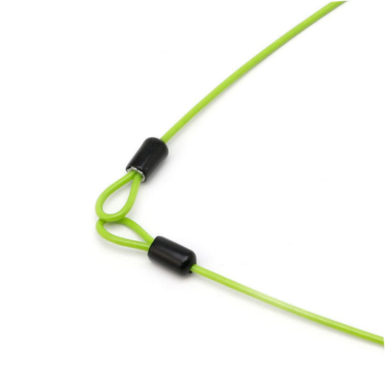 OSALADI 3pcs Wire Rope Metal Lock Steel Wire Lock Cable Green Lock Rope Road Bike Looped Bike Cable Lock Cable with Aksesuar? Kilidi Heavy Duty Bike Lock Padlock Cable Ring Security Lock