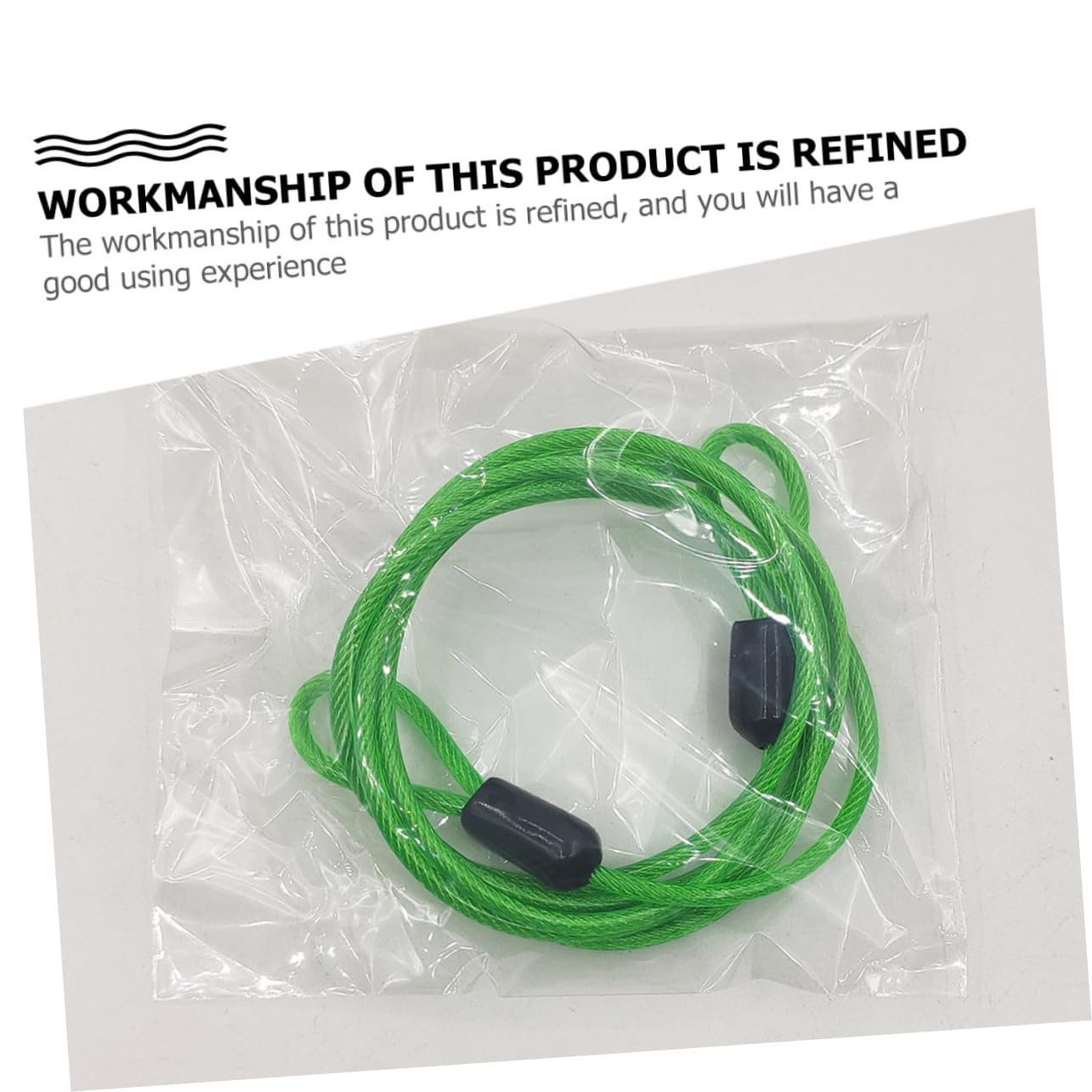 OSALADI 3pcs Wire Rope Metal Lock Steel Wire Lock Cable Green Lock Rope Road Bike Looped Bike Cable Lock Cable with Aksesuar? Kilidi Heavy Duty Bike Lock Padlock Cable Ring Security Lock