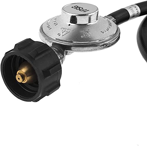 AJinTeby 6 Feet Propane Adapter Regulator and Hose for Coleman Roadtrip Grills, QCC1 Low-Pressure Regulator Connect to Propane Tank