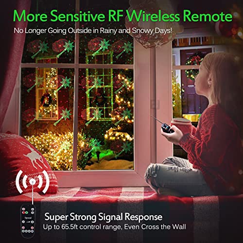 Lunhoo 16 Pattern Christmas Laser Lights Star Projector Party Lighting