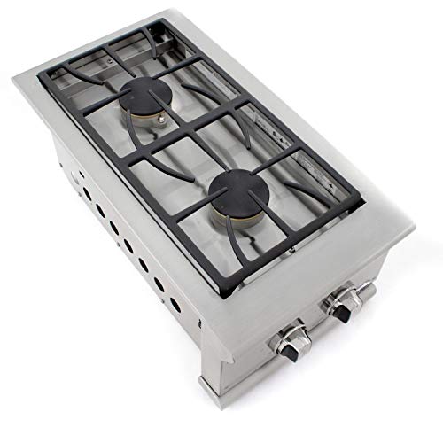 DCS Built-In Double Side Burners (71136) (BGC132-BI-N), Natural Gas