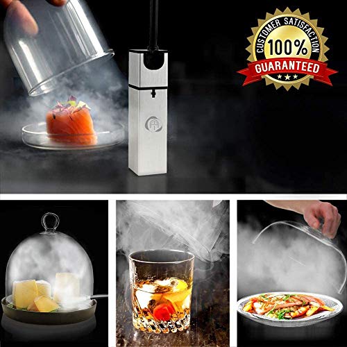 NIA Portable Smoke Infuser Hand-held Cold Smoking Gun Small Kitchen Smoker for Food including Any Meat, Cheese & Cocktails