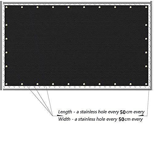 MGCD Balcony Privacy Screen, Height 1M Privacy Protective Balcony Fence, Breathable HDPE Shade Net for Outdoor Backyard Patio (Size : 1x4m)