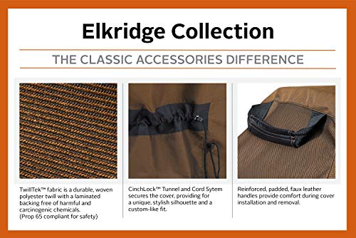Classic Accessories Elkridge Water-Resistant 70 Inch BBQ Grill Cover