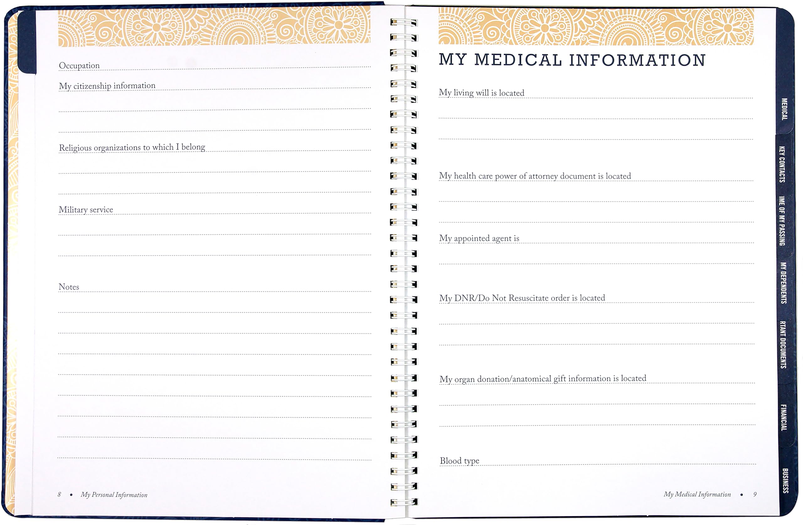 I'm Dead, Now What?: Important Information About My Belongings, Business Affairs, and Wishes