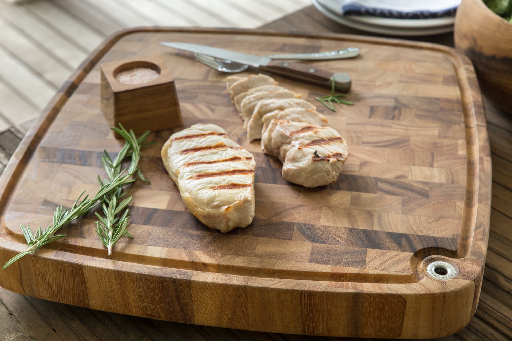 Ironwood Gourmet Carolina Chopping Board, Acacia Wood