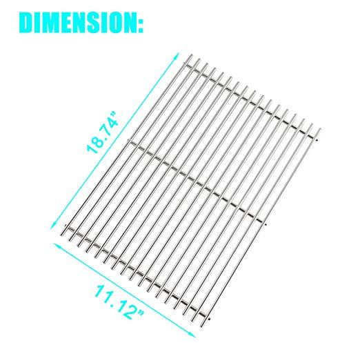 Replacement Parts for Weber Genesis II LX 400 SER II E-410 E-435 S-410 GBS S-435 S-440 LX E/S-440 & Genesis II 400, Kitchen-aid 720-0856V 740-0781, for Weber Genesis II Grill Grates 66089 66097, 3PCS
