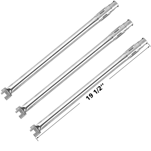 SHINESTAR 62752 Grill Burner Replacement for Weber Genesis E-310, Genesis 300 Series (with Front Control), Durable Stainless Steel, 19.5-Inch Long