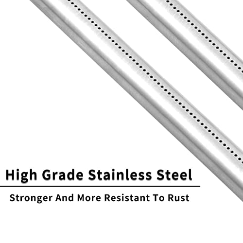 SHINESTAR 62752 Grill Burner Replacement for Weber Genesis E-310, Genesis 300 Series (with Front Control), Durable Stainless Steel, 19.5-Inch Long
