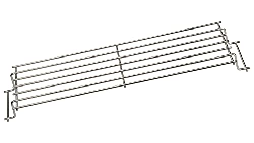 Unidanho 69866 Stainless Steel Warming Rack for Weber Weber Spirit E210 S210 E220 S220 with Up Front Controls (2013 - Newer)