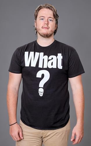 WWE Stone Cold Steve Austin What? Wrestling Adult T-Shirt(XL, What)