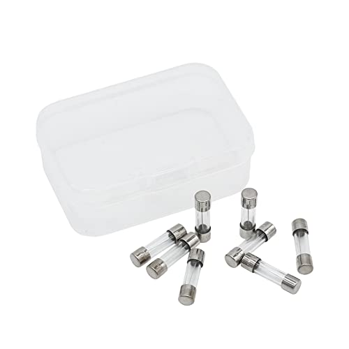 BBQ-PLUS T5AL250V Grill Fuses-8 Pcs Slow Blow Glass Fuses,Replacement Parts for Traeger, Pit Boss, Z Grills,Grilla Wood Pellet Grills