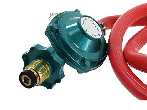 M.D.S Cuisine Cookwares Hose & Regulator Low Pressure 71β/1.8m Burner Set for Gas Grill & Propane Grills