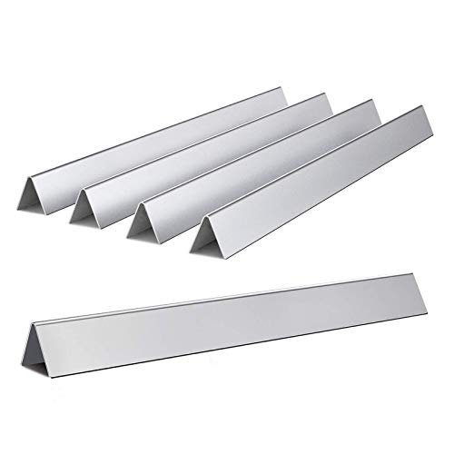 SHINESTAR 22.5-Inch Durable Flavorizer Bars Replacement for Weber Spirit 300 Series, Genesis Silver/Gold B & C (Side Control) Grill Parts, Stainless Steel, 5-Pack
