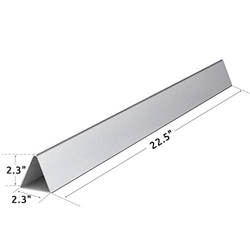 SHINESTAR 22.5-Inch Durable Flavorizer Bars Replacement for Weber Spirit 300 Series, Genesis Silver/Gold B & C (Side Control) Grill Parts, Stainless Steel, 5-Pack