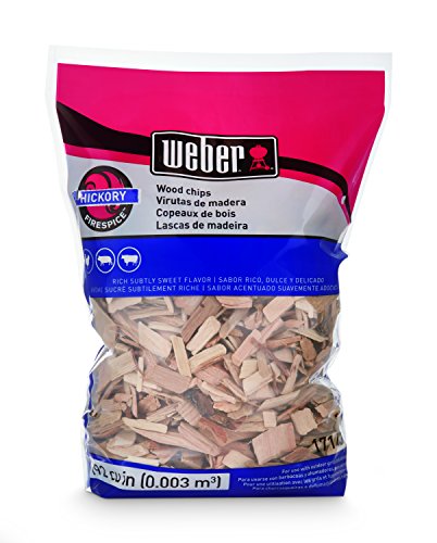 Weber Stephen Products 17143 Hickory Wood Chips, 192 cu. in. (0.003 m³)