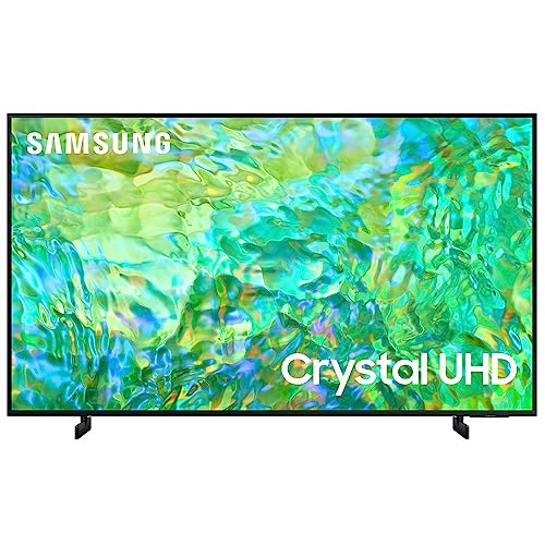 SAMSUNG UN55CU8000 55 inch Crystal UHD 4K Smart TV (2023 Model) Bundle HW-S800B 3.2.1ch Soundbar (Black) with Wireless Dolby Atmos DTS:X