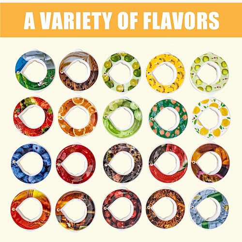 KNFUI Flavour Pods Pack for Air Water Up Bottle, Creative Pod with Fragrance Accessories Bottle Cup Scented Starter Set Cartridge, 0 Sugar Flavours Fruit Taste