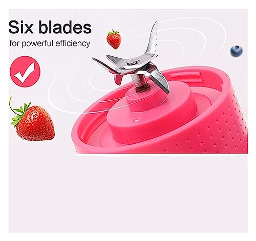 MODADA Portable Juicer USB Electric Blender Blender Fruit Smoothie Blender Cup Personal Food Processor Manufacturer Juice Extractor Mini blender for making shakes and smoothies for travel, kitchen, ca
