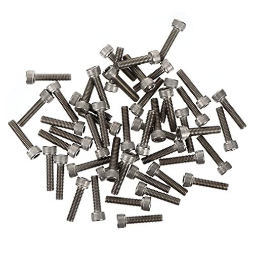 ULTECHNOVO 50pcs Screw Hex Nut Sleeve Anchor Hex Bolt Replacement Nylon Lock Nuts Hex Head Bolts Self Clinching Nut Carriage Head Flange Nuts Metal Fastener Stainless Steel Component Electric