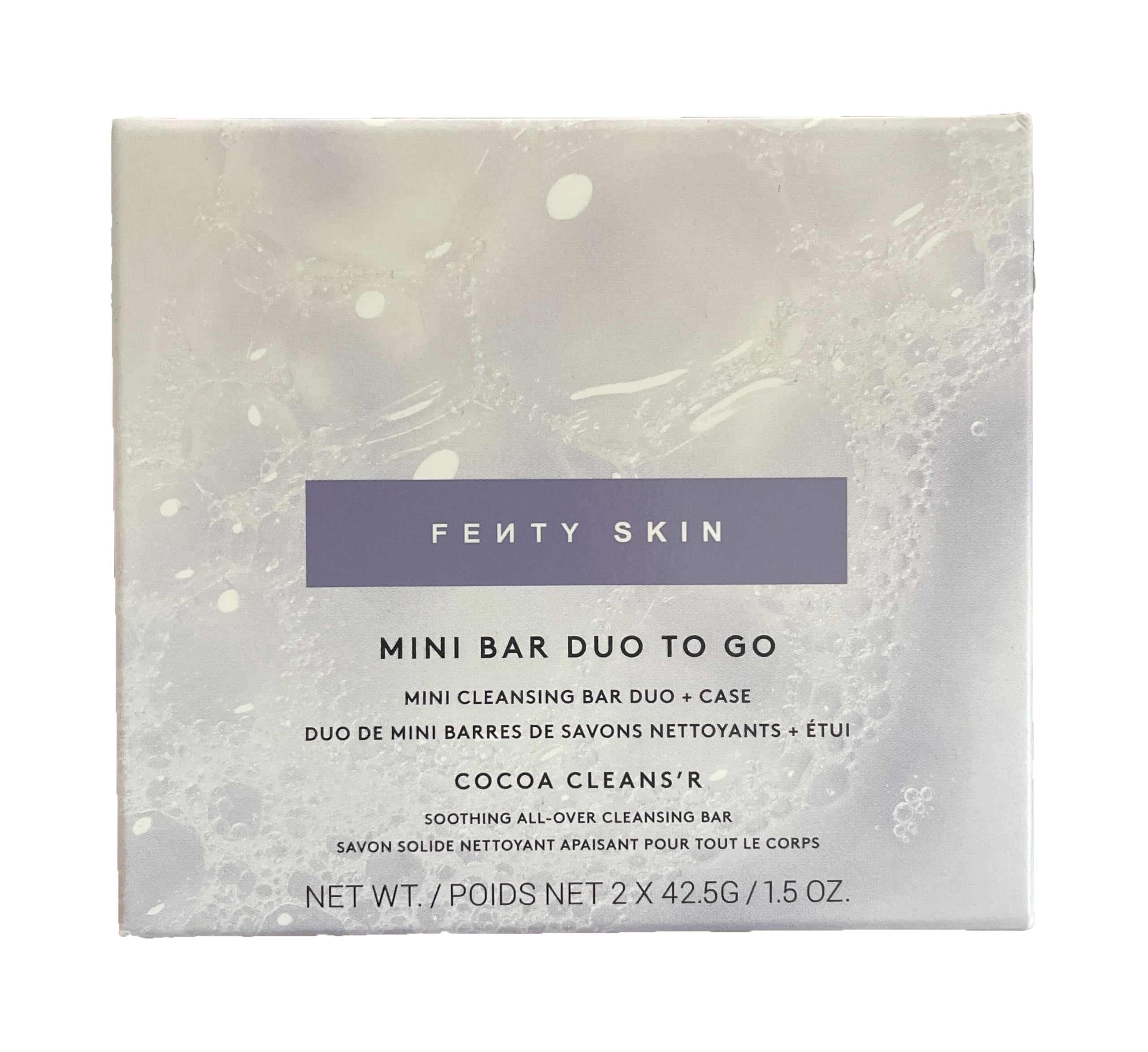 Fenty Skin Mini Cleansing Bar Duo + Case