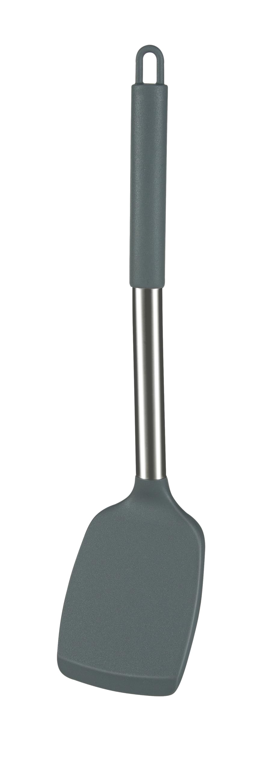 3 Pack Silicone Spatulas, Solid & Slotted Turner Spatula Set for Nonstick Cookware, High Heat Resistant BPA Free Rubber Kitchen Cooking Utensils, Idea for cooking Fish, eggs, steak, Baking - Gray