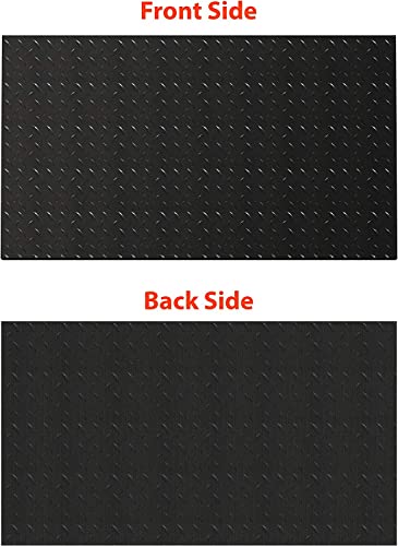 Calvana 65”x36” Multipurpose Fire-Resistant Mat - Large Composite Vinyl Grill Splatter Mat, Gym Equipment Mat, or Garage Floor Oil Mat - Protect all Surfaces from Grease and Oil - Very Easy to Clean
