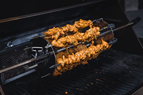 Napoleon 64008 Rotisserie Shish-Kebab Skewer Set Grill Accessory, Stainless Steel