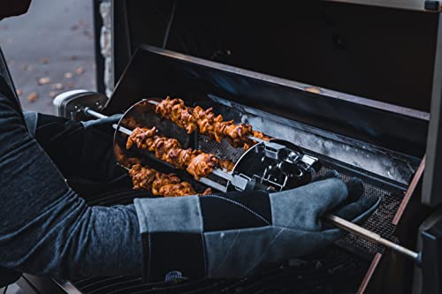 Napoleon 64008 Rotisserie Shish-Kebab Skewer Set Grill Accessory, Stainless Steel