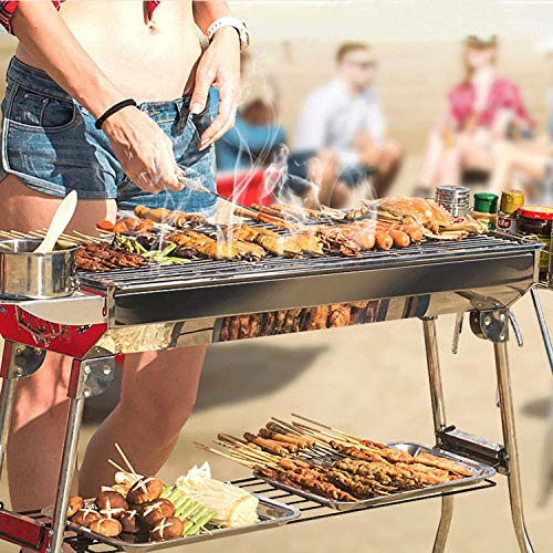 LANEJOY BBQ Grill Grates Replacement, Stainless Steel Barbecue Wire Mesh, Multifunction Cooking Grate for Outdoor Grill 2 Pack (15 3/4''*11 13/16'')