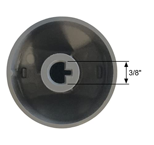 3 Pack Weber 81168 Knobs for Genesis 300 Series Grills (2007-2010)