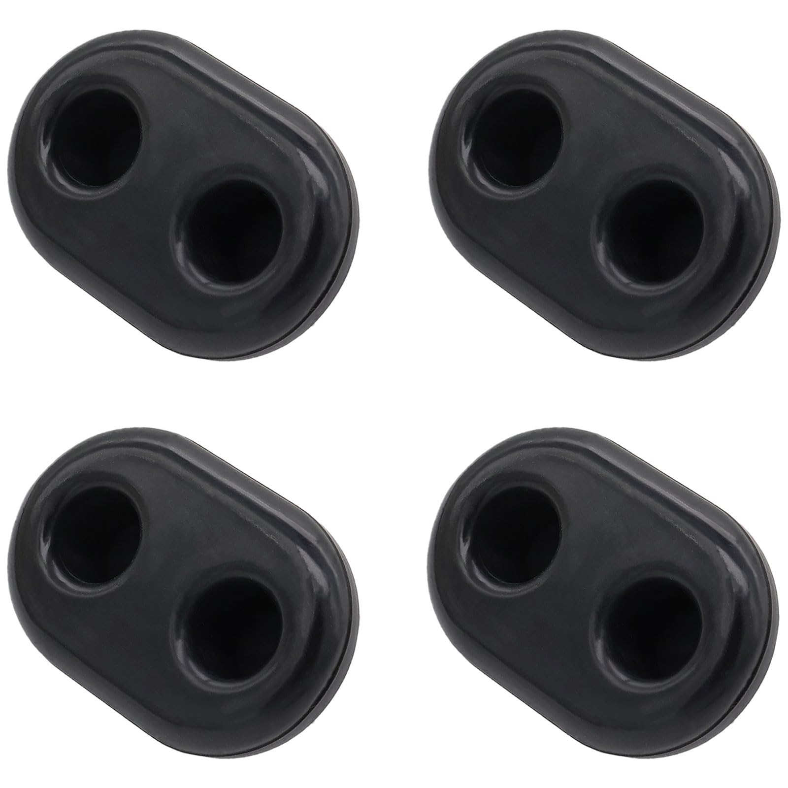 GrliTra Cooler Feet Replacement Non-Slip Rubber Feet for RTIC Coolers Models 45qt 65qt 110qt 145qt Durable Thickened Rubber Feet Outdoor Camping Protection for YETI Cooler Accessories, Black (4 Pcs)
