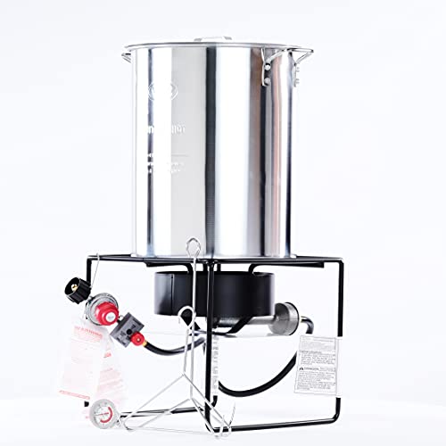 Turkey Fryer King Kooker 12RTFA 29Qt. Propane Outdoor Cooker Package with Battery Operated Timer