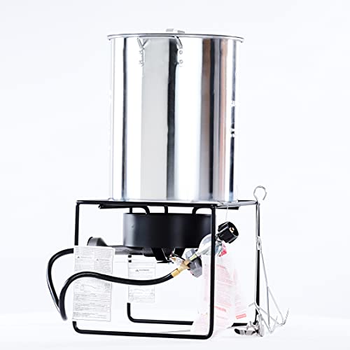 Turkey Fryer King Kooker 12RTFA 29Qt. Propane Outdoor Cooker Package with Battery Operated Timer