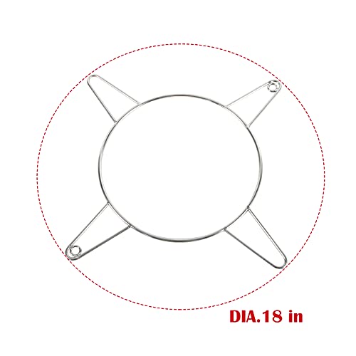 KJ-XR Rack for Kamado Joe Classic Grill Accessory, Kamado Joe Flexible Cooking System Accessory, X Accessory Ring Can Accommodate Kamado Joe Pizza Stone and Other Kamado Joe Accessories