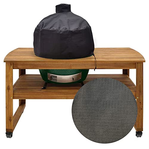 Quantfire 34â Kamado Dome Grill Cover for XLarge Big Green Egg, Kamado Joe Big Joe in Built-in or Island,XL Big Green Egg Accessories Waterproof Outdoor Grill Cover