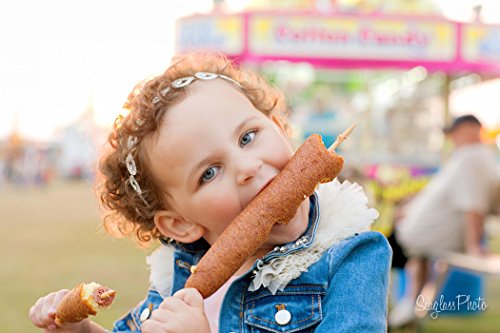 Perfect Stix Wooden Semi-Pointed Corn Dog Stick, 12" Skewer x 1/4" Semi Point (Pack of 125)