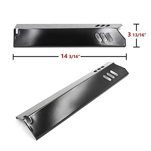 Hongso 16 3/8" Grill Grates and 14 3/16" Heat Plates for Uniflame GBC1134W, GBC1134WRS, GBC1030WRS, GBC1030W, GBC1030WRS-C Grills