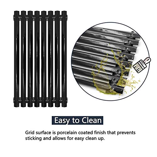 Hongso 16 3/8" Grill Grates and 14 3/16" Heat Plates for Uniflame GBC1134W, GBC1134WRS, GBC1030WRS, GBC1030W, GBC1030WRS-C Grills