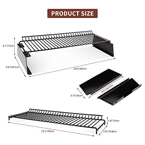 QuliMetal BAC351 Grill Rack for All Traeger Lil' Tex and Pro 22 Series Grills, Traeger Eastwood 22, Traeger Century 22 Series Warming Rack Replacement Part