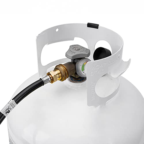 Stanbroil RV Propane Hose with 1/4" Quick Connect and 6 Feet POL Connector for Motorhome Tank RV Camping