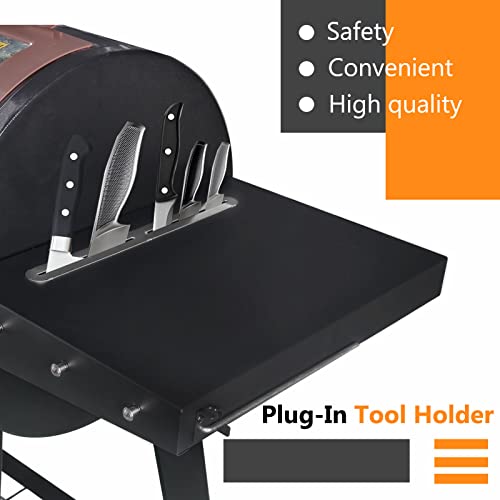 GRISUN Side Table Shelf for Pit Boss Lexington 540 Grills, Heavy Duty Steel Grill Accessories for Pit Boss Lexington - 71505 PB500LX1 Wood Pellet Grill