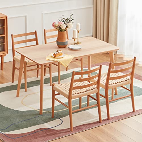 STARY Rattan Dining Room Chairs Set of 2 with Comfortable Woven Seat,Fully-Assembled