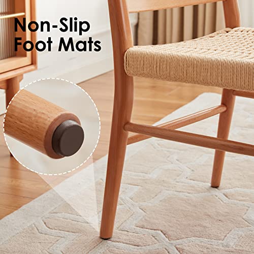 STARY Rattan Dining Room Chairs Set of 2 with Comfortable Woven Seat,Fully-Assembled