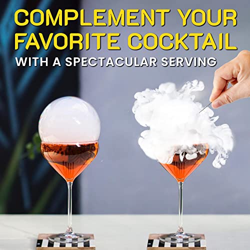 Smoking Gun Wood Smoke Infuser Birner PRO - Starter Kit, 11 PCS, Flavor Blaster Smoker Machine with Accessories and Wood Chips and Smoking Gun Bubble Mixture, 8 Oz - Proudly made in USA