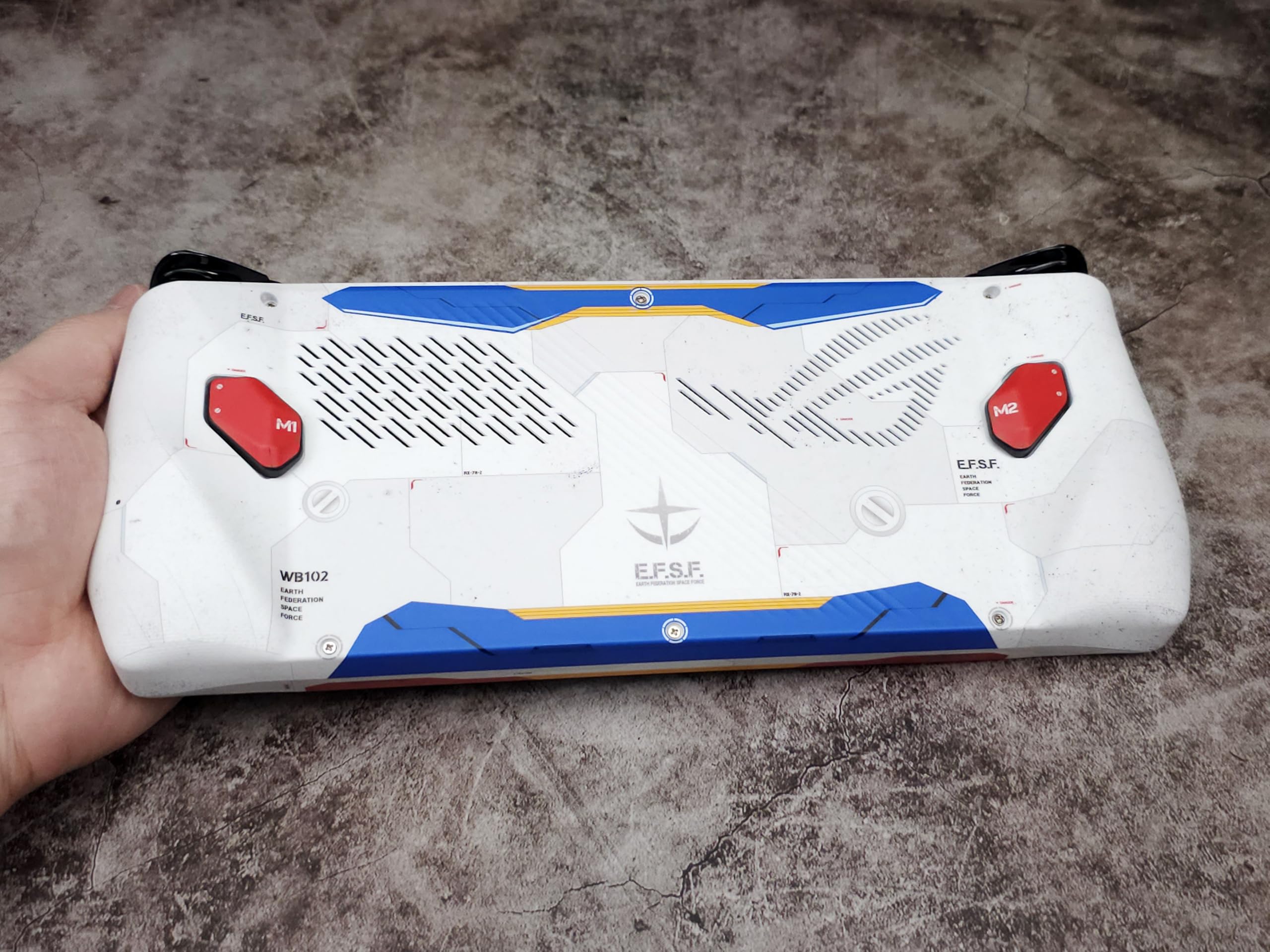 ROG Ally 1st Generation Matte Skin, Gundam Edition, Full Wrapping Matte Vinyl Skin for ROG Ally 1st Generation (Designed by POP SKIN)