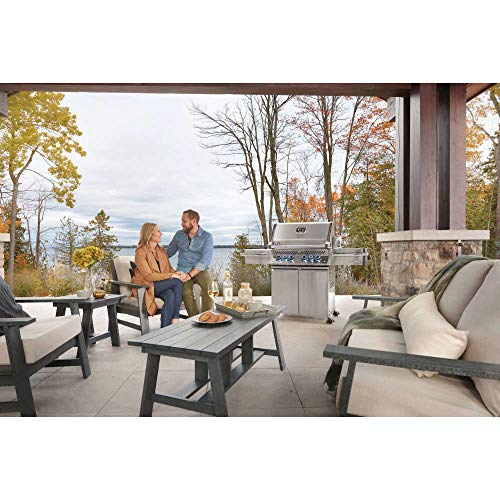 Napoleon PRO500RSIBPSS-3 Prestige PRO 500 BBQ Propane Gas Grill, sq.in. + Infrared Side and Rear Burners, Stainless Steel